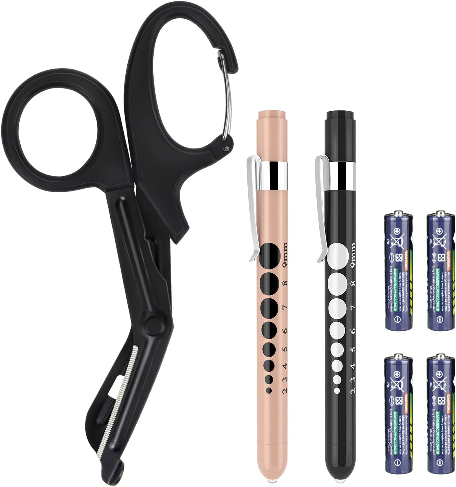 Amazon.com: Suruid Trauma Shears and Medical Pen Lights, LED Medical ...