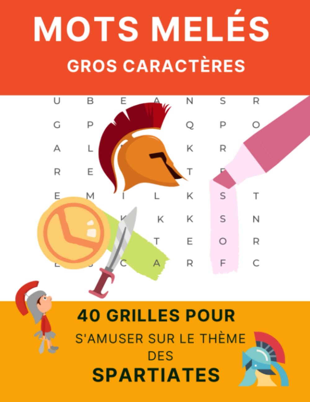 Mot Meles Gros Caracteres 40 Grilles Pour Samuser Sur Le | Desertcart ...