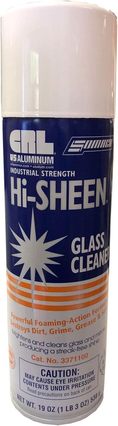 Amazon.com: Somaca Hi Sheen Glass Cleaner - 19 oz. Can : Health & Household