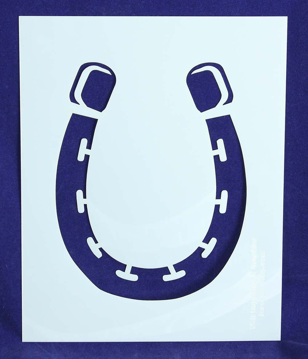 Double Horseshoe Stencil