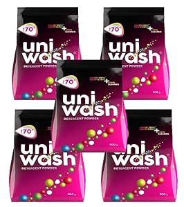 Buy Uniwash Detergent Powder 500 gm, (PACK OF 5)...HUMARABAZAR ...