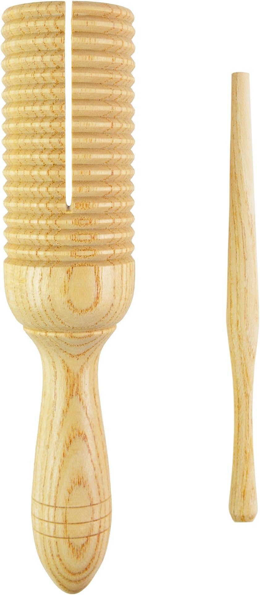 Bamboo Guiro and Shaker with Stick - Fair Trade Percussion Shaking ...