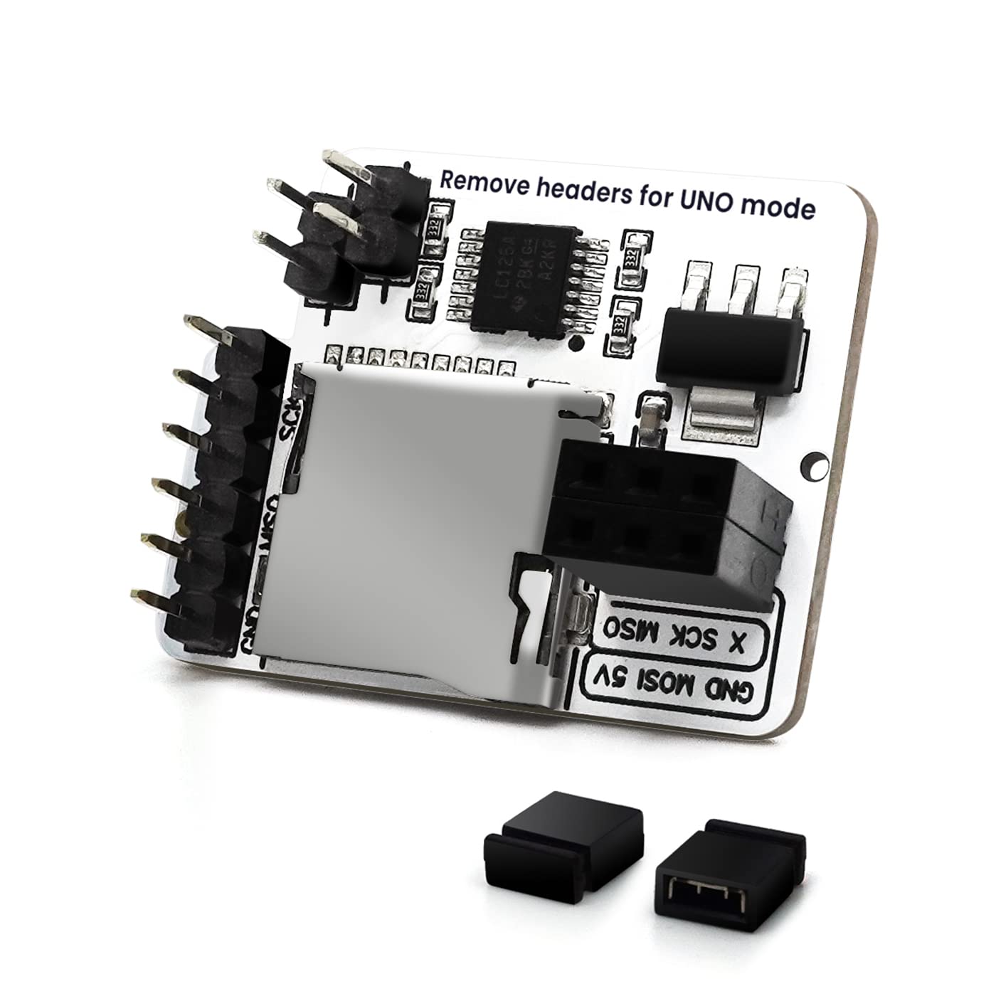 Amazon.com: amomii SD MicroSD TF Card Adapter Reader Module with Innovative UNO Mode and SPI ...