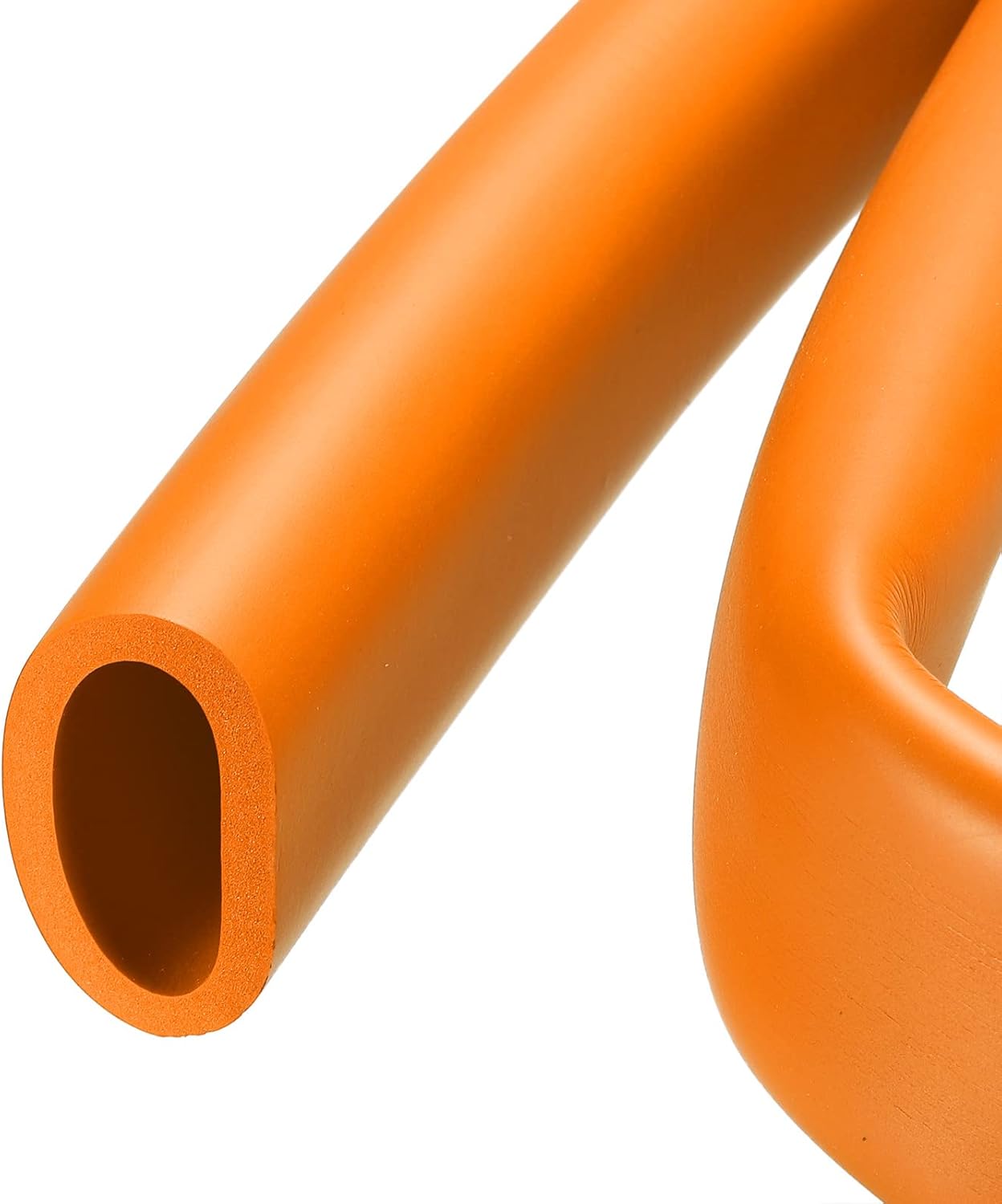sourcing map Foam Grip Tubing Handle Grips 32mm ID 44mm OD 5ft Orange ...