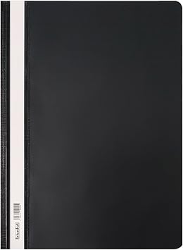 OFFICE CENTRE 20 x Black Clear Cover A4 Presentation Project Folders ...