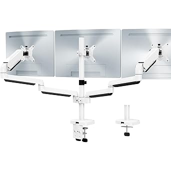 MOUNT PRO Triple Monitor Mount, 3 Monitor Desk Mount for Three Screens ...