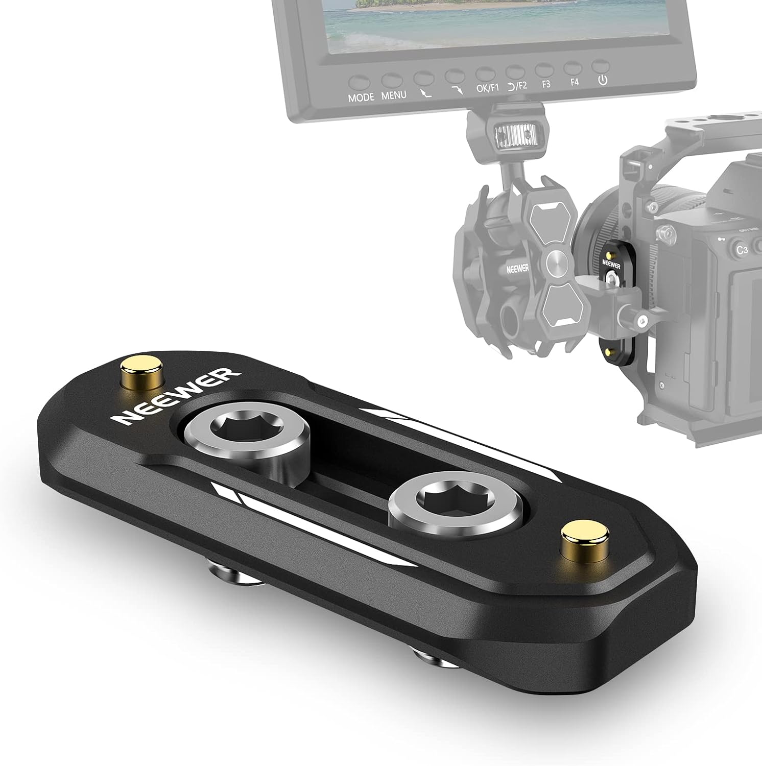 Amazon.com : NEEWER 2 inch/48 mm Mini NATO Rail, Quick Change NATO Rail ...