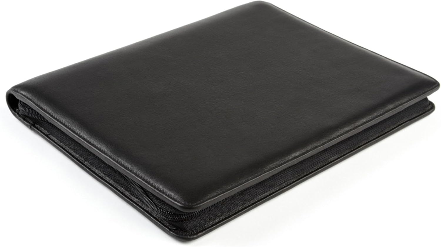 Leatherology Black Onyx Classic – Padfolio con cremallera – Yaxa Colombia
