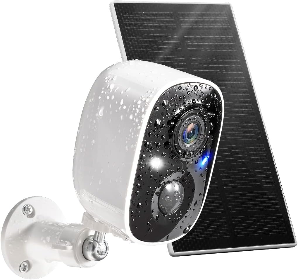 Amazon.com: BG ANGEL Security Cameras Wireless Outdoor with Solar Panel ...