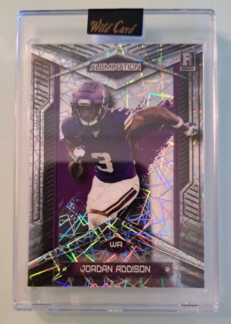 Amazon.com: JORDAN ADDISON RC 2023 Wild Card Alumination 7/10 ROOKIE ...