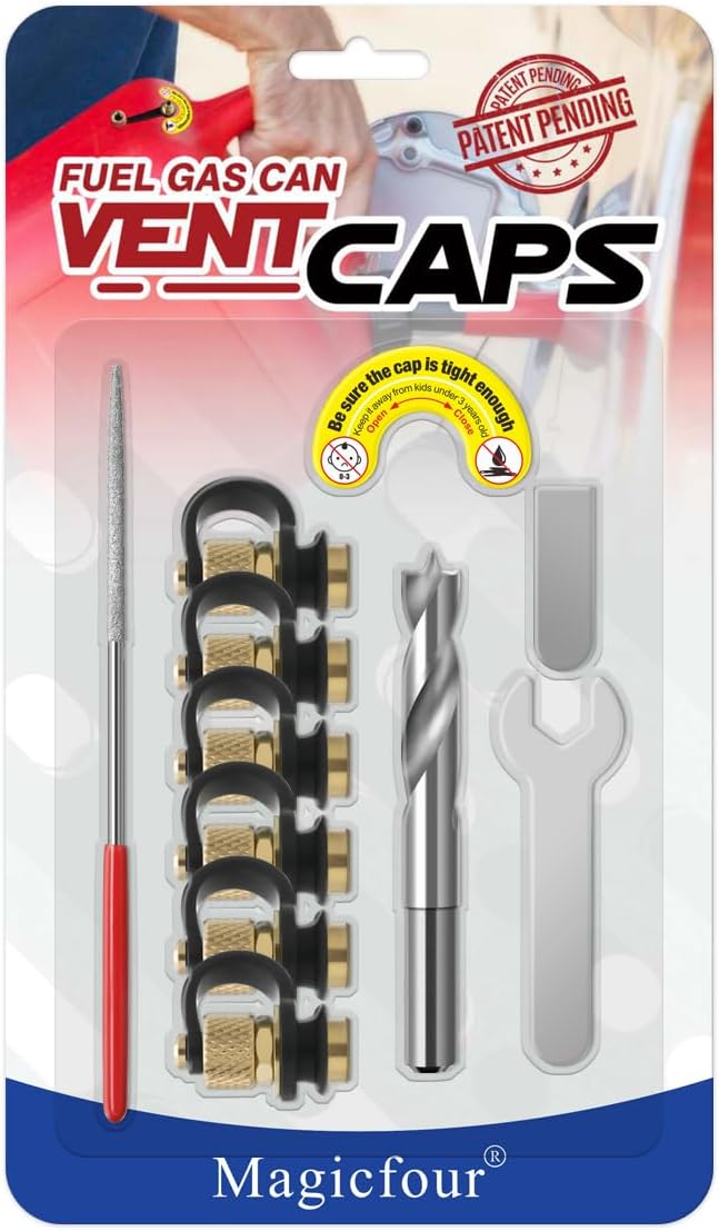 Amazon.com: Magicfour Fuel Gas Can Vent Caps, 6 Pack Fuel Gas Tank Vent ...