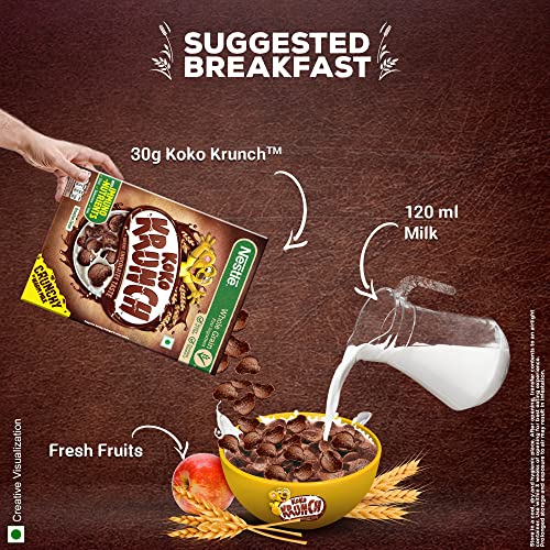 Nestle Koko Krunch Breakfast Cereal - Chocolate Flavour, 1kg, Pouch ...