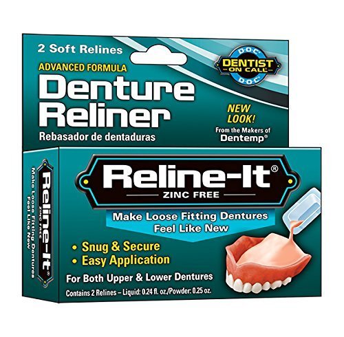 Amazon.com: D.O.C. Reline-It Denture Reliner, Advanced, 2 ct. by Doc ...