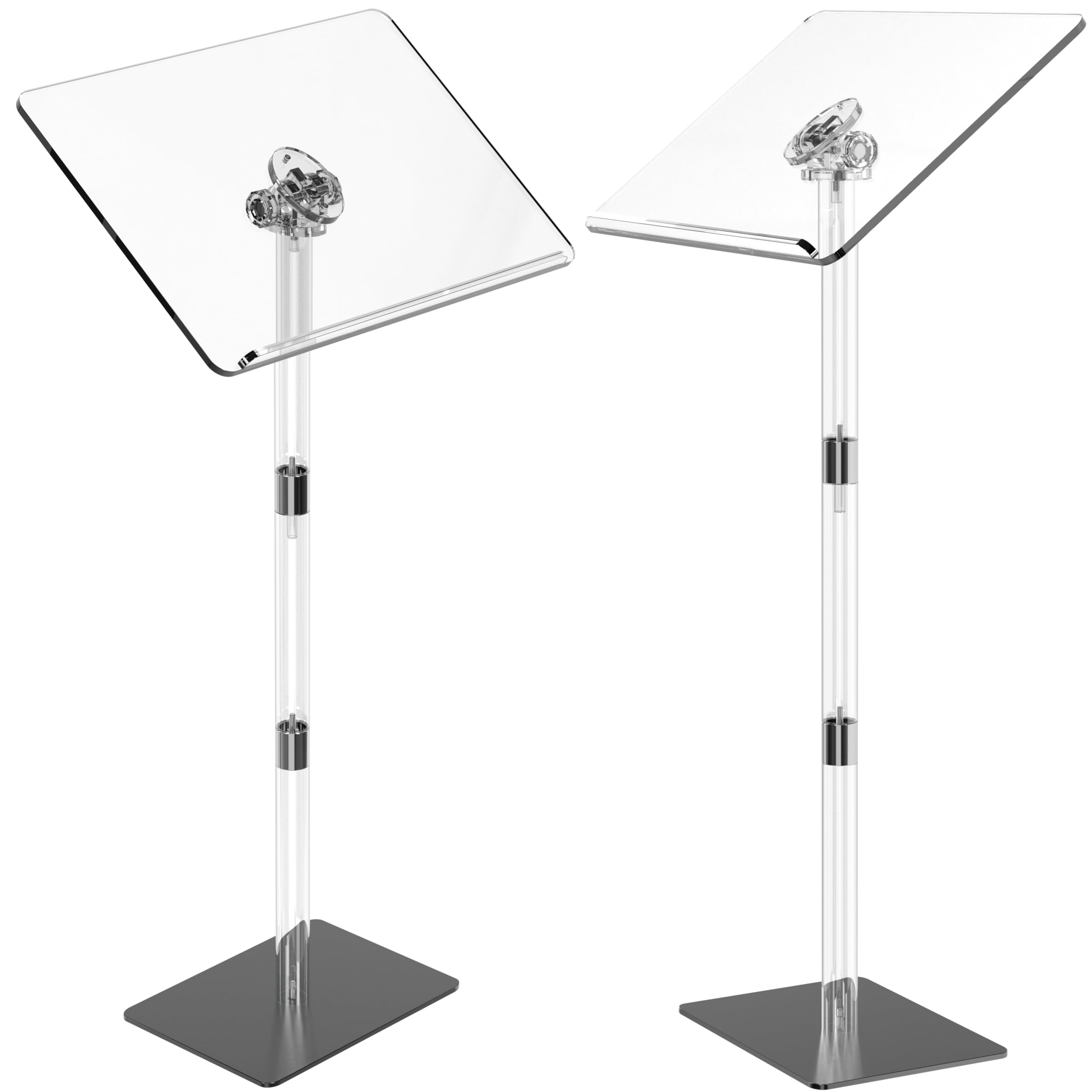 Snapklik.com : Ultra Clear Acrylic Pulpit Podium Stand Modern Portable ...