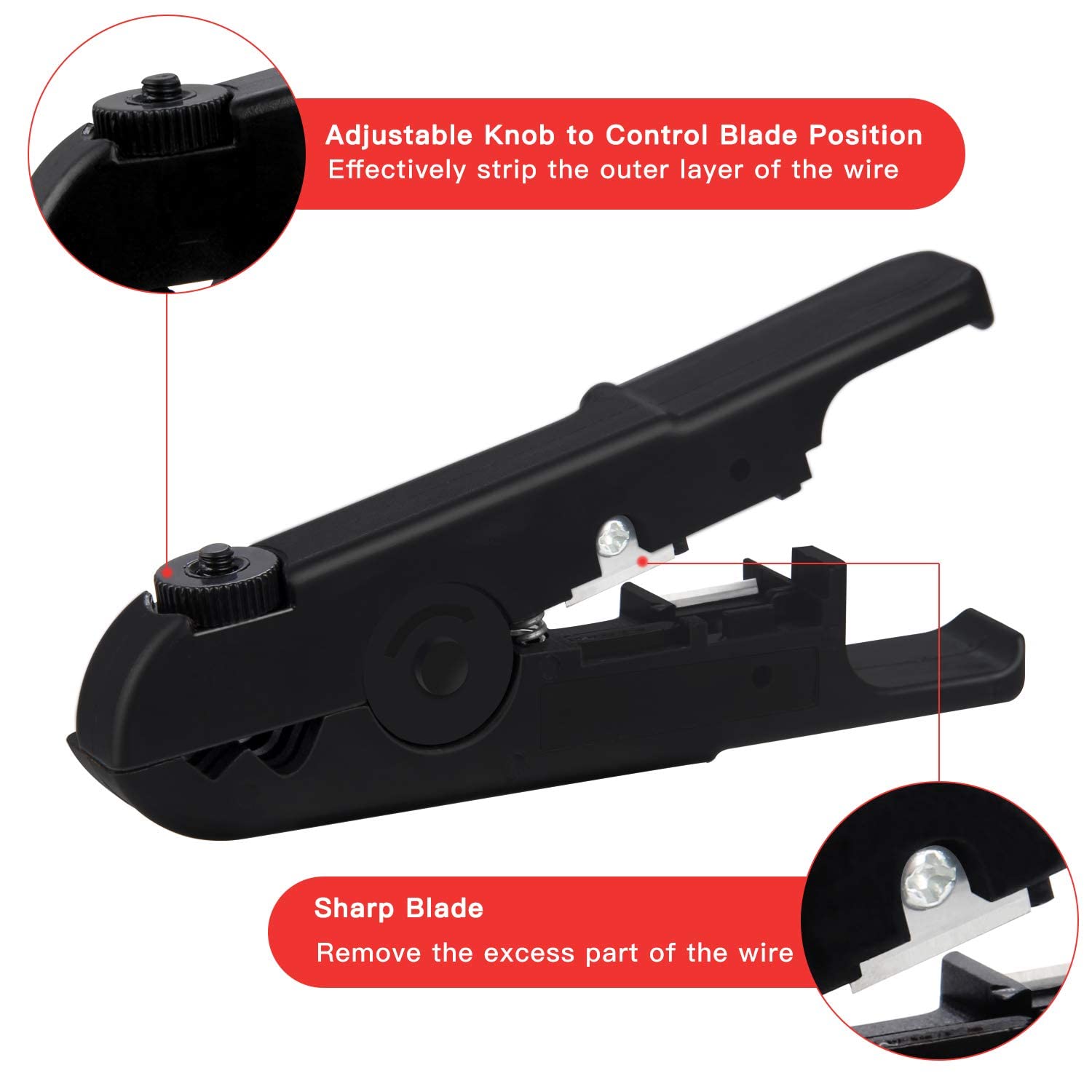 Buy RJ45 Crimper Tool Kit, Preciva Cat5 Cat5e Ethernet Crimping Tool ...