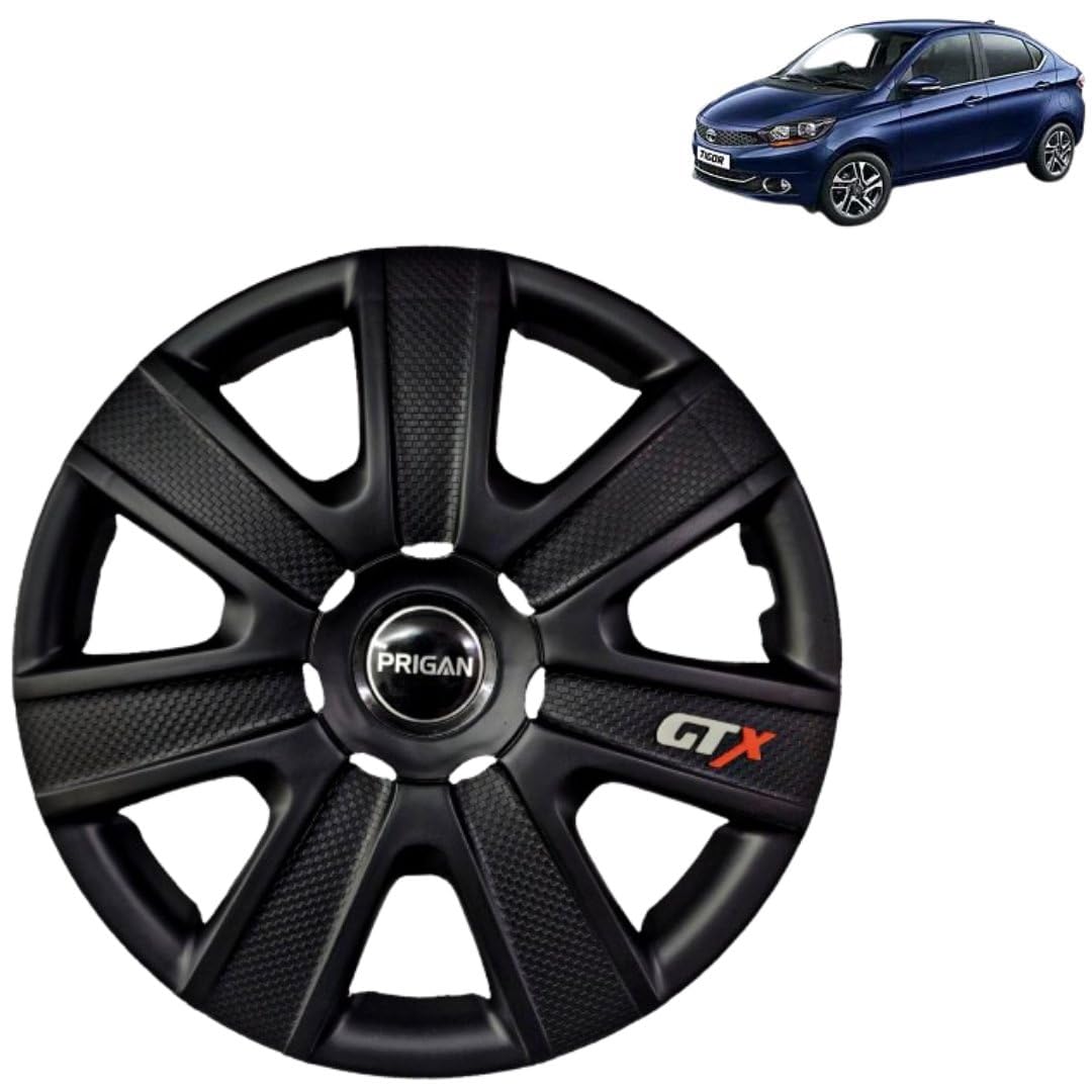 PRIGAN Wheel Cover for TATA TIGOR 14 Inch Matte Black Wheel Cap ...