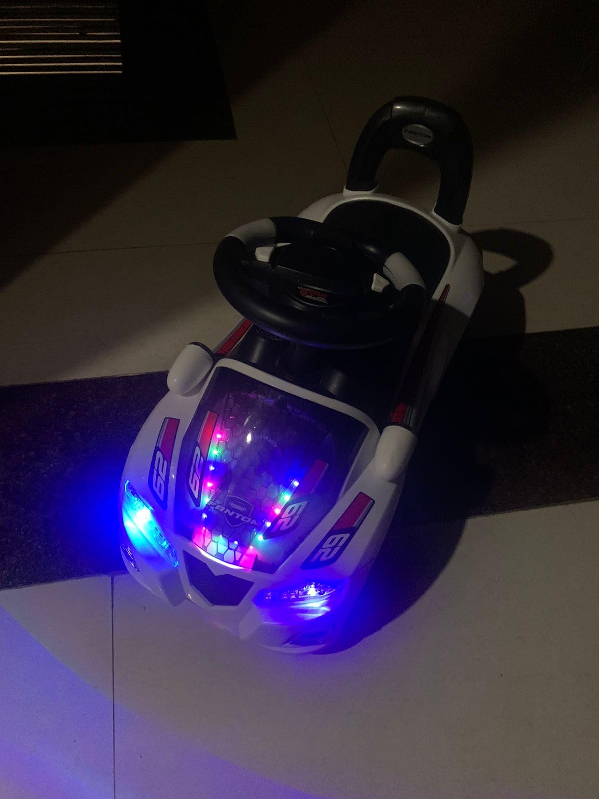 Kids First Step Ride on & Car for Kids with Music & Multicolour Lights ...