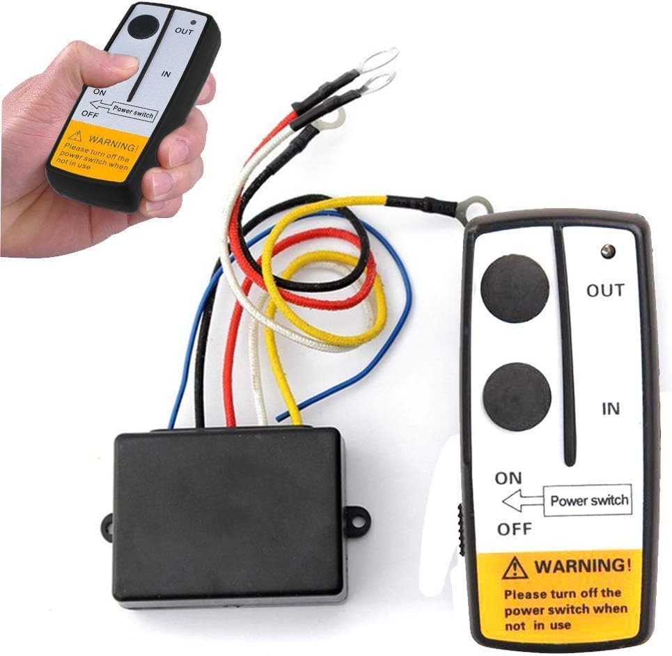 Winch Remote Control,Smart Winch Wireless Remote Control Switch Set ...