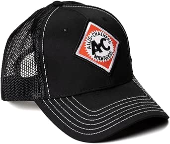 Allis Chalmers Hat with Vintage AC Logo, Black Mesh at Amazon Men’s ...