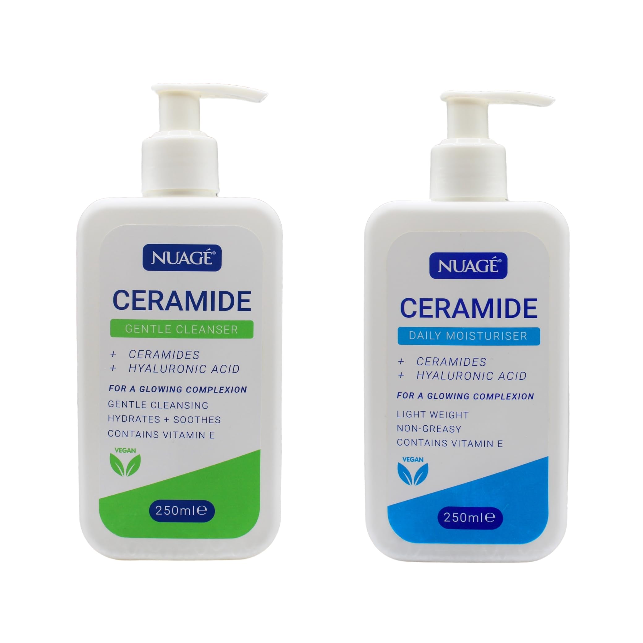Ceramide moisturiser and Ceramide hydrating cleanser gel bundle 2 x ...