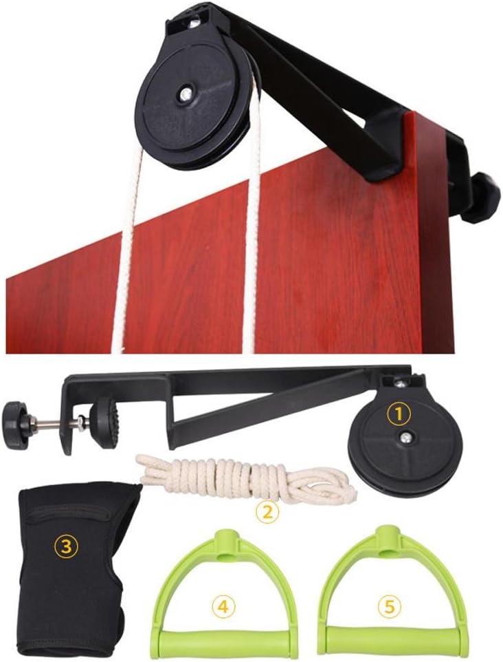 Amazon.com: Over Door Shoulder Exercise Pulley with Extended Metal ...