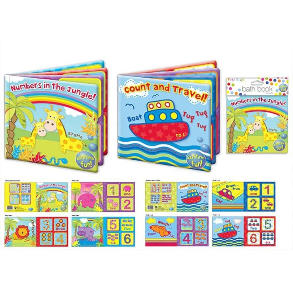 Bath Time Picture Book for Babies - One Supplied : Amazon.co.uk: Toys ...