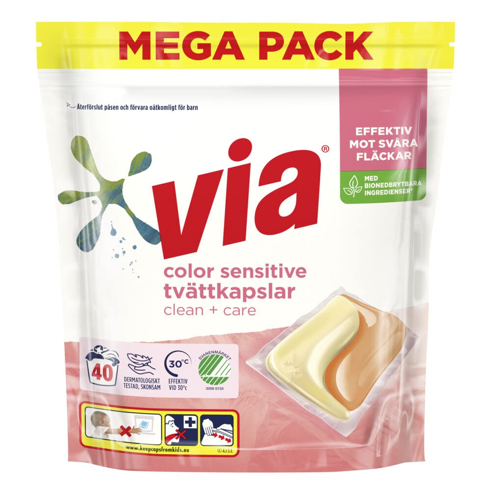 Via tvättkapslar sensitive - Hitta bästa priset på Prisjakt