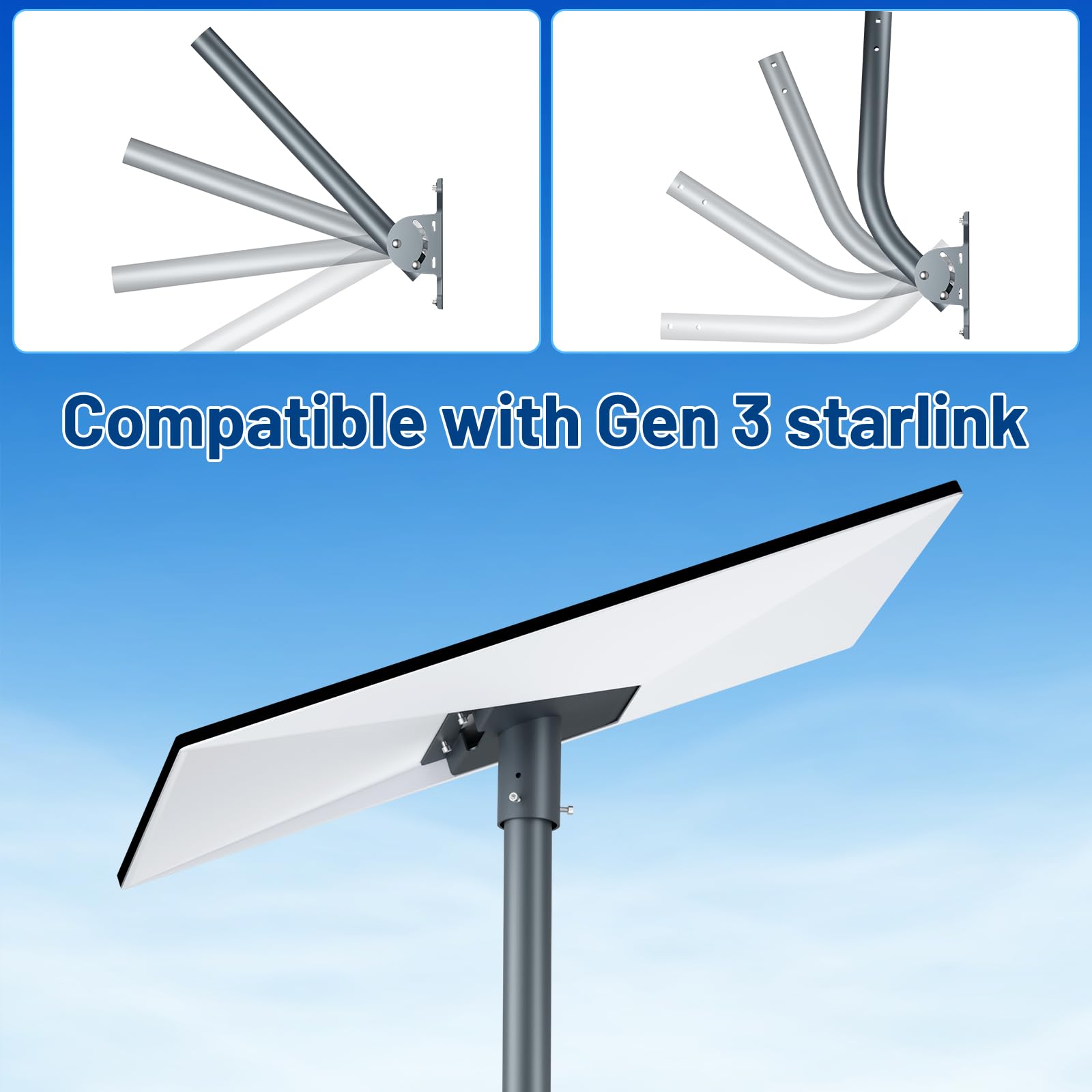 Snapklik.com : Starlink Roof Wall Mount Gen 3, Starlink Standard ...