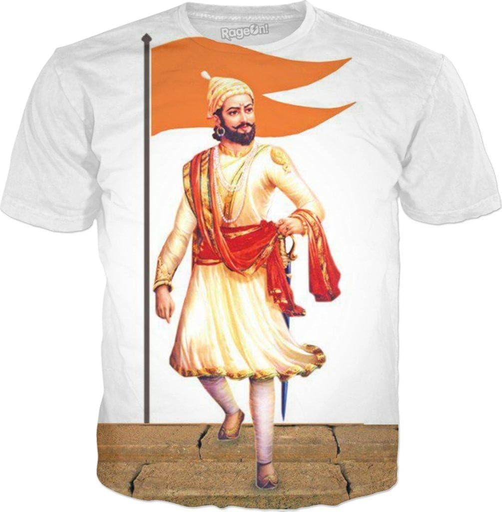 Buy 100ANB - CHATRAPATI Shivaji MAHARAJ ON RAIGAD Fort + Flag - JANTA ...