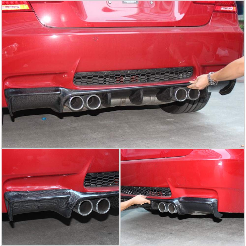 JC SPORTLINE Carbon Fiber Rear Diffuser for BMW 3 Series E92 E93 M3 ...