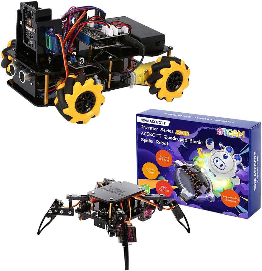 Amazon.com: ACEBOTT STEM Robotics Science Kits for Adults, Smart Robot ...