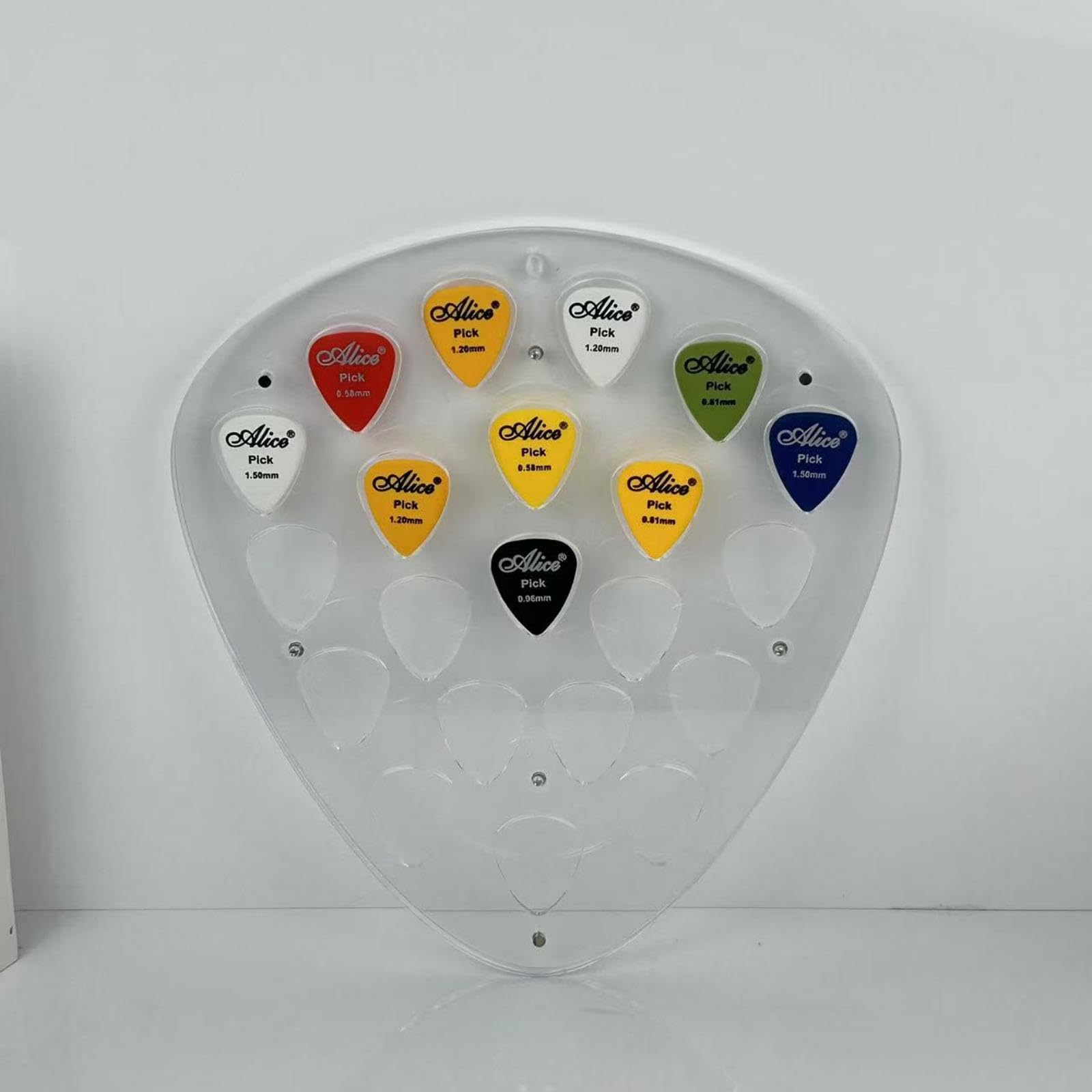 Amazon.com: Teenyyou Guitar Pick Holder Wall Mountable Guitar Pick ...