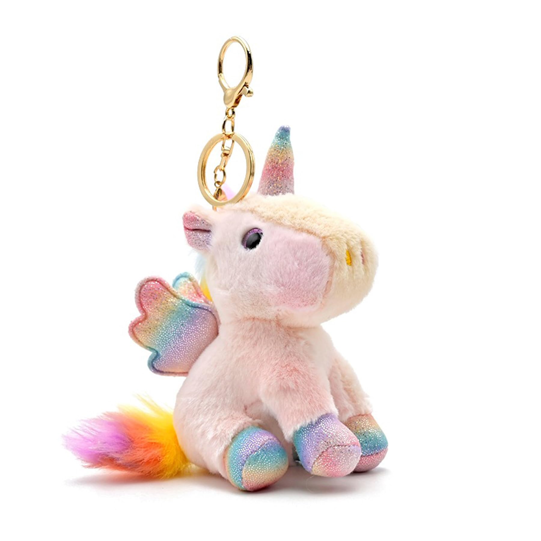 Ruzucoda Plush Unicorn Keychain Stuffed Animals Key Chains Backpack ...