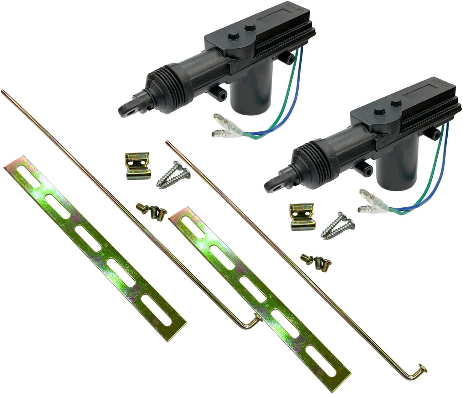 Amazon.com: 2 Universal 12V Car Auto Heavy Duty Power Slave Door Lock ...