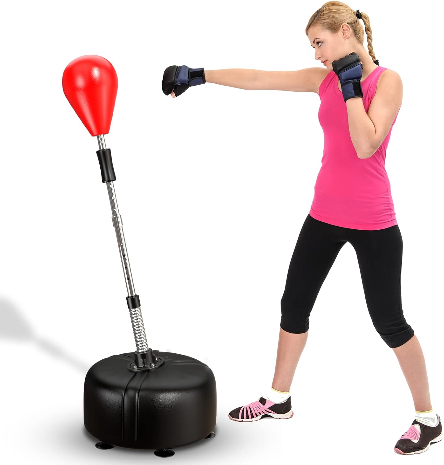Amazon.com : Wingeddream Punching Speed Bag with Stand for Kids ...