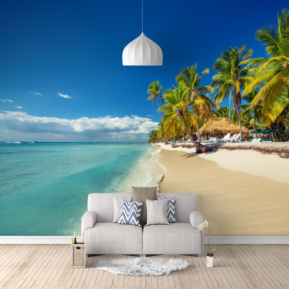 Beach House Wallpaper Tropical Kips Bay Decorator Show House Palm