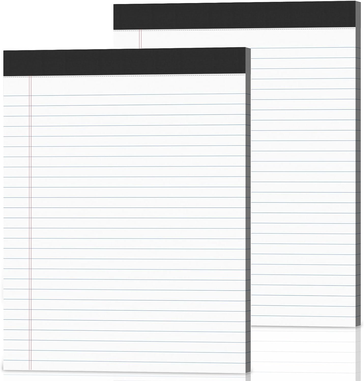 Amazon.com : 2-Pack Legal Pads 8.5"x11" Wide Ruled Note Pads - 100 ...