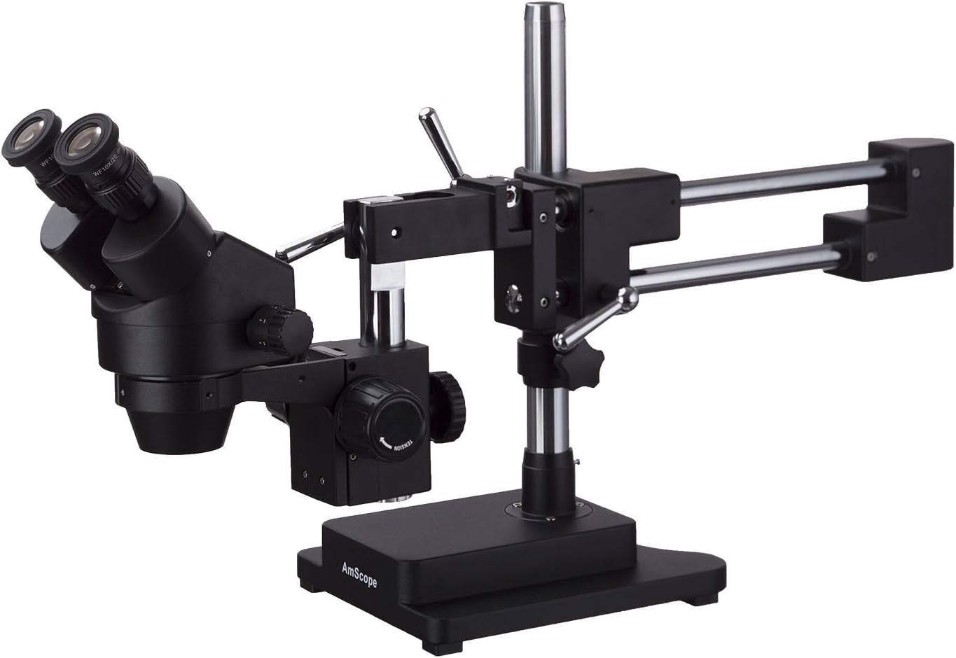 Amazon.com : AmScope 2x-225x Trinocular Boom Stand Stereo Zoom ...