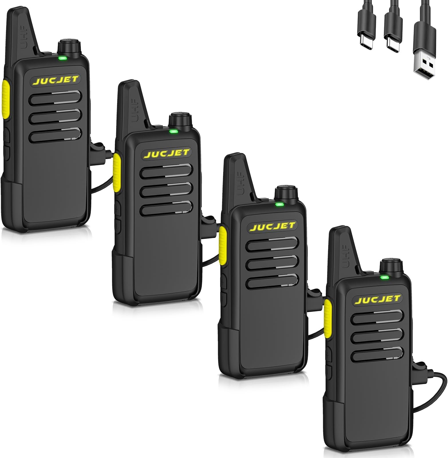 Amazon.com: JUCJET T20 Upgraded Walkie Talkies T20D Long Range Two Way ...