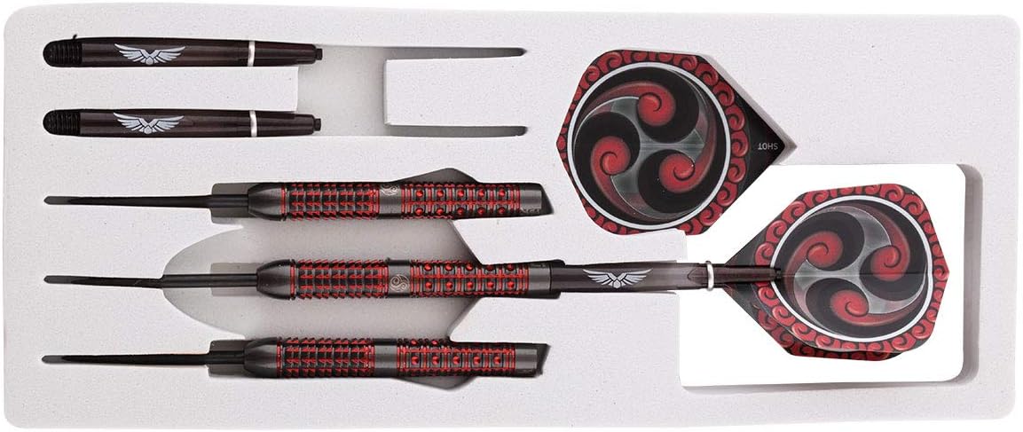 Shot! Darts Ronin Yu Steel Tip Dart Set Front Weighted 80% Tungsten ...