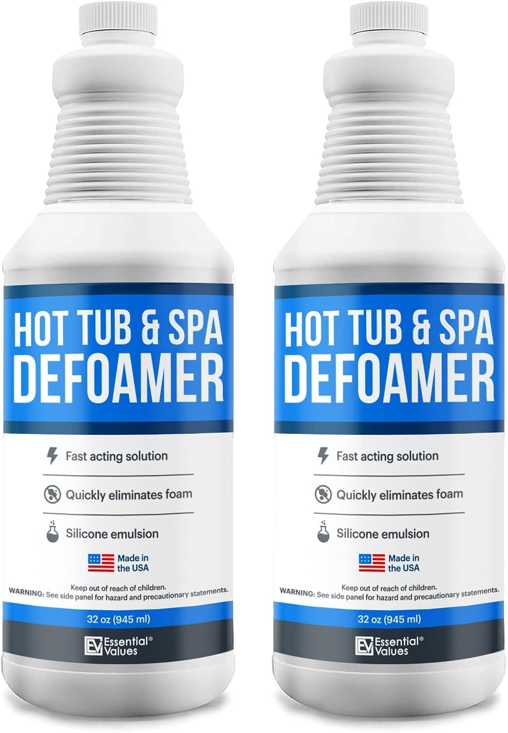 Amazon.com: Hot Tub Foam Eliminator, 2 Pack Pool & Spa Defoamer (32oz ...