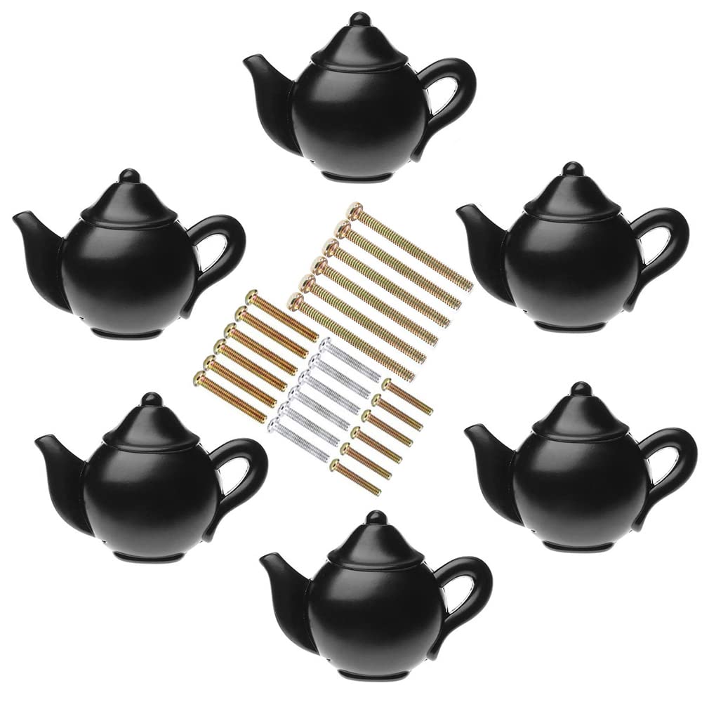 Amazon.com: Marstree Teapot Shaped Drawer Cupboard Pulls Handles ...