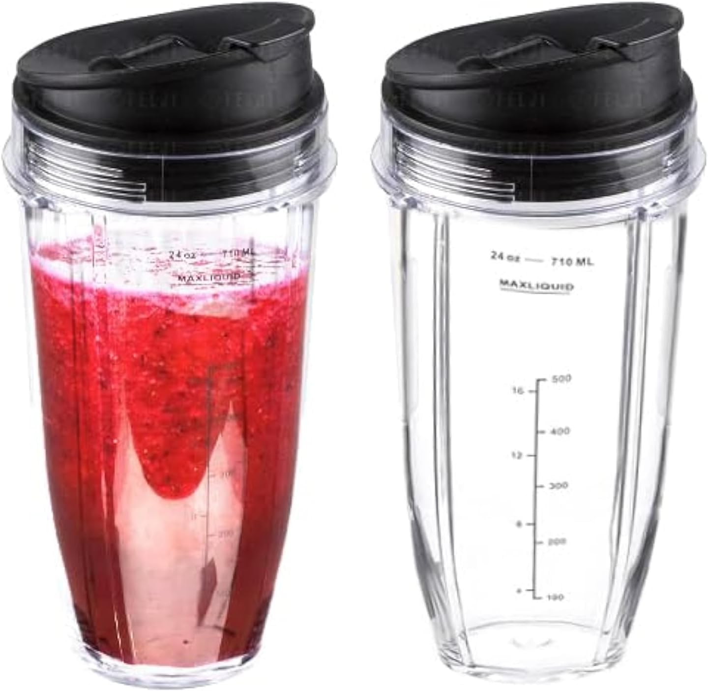 Amazon.com: Replacement 24 oz Blender Cups with Sip & Seal Lids ...