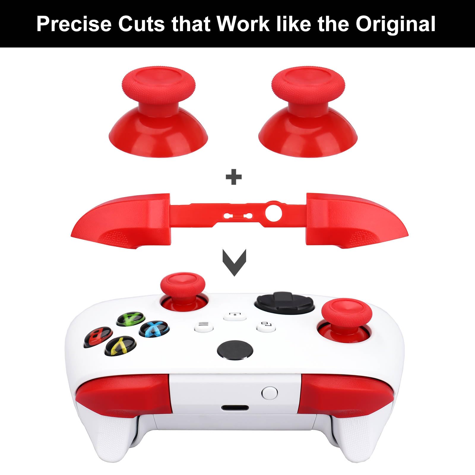 Snapklik.com : Ikpek Lb Rb Bumper Button Replacement For Xbox Series X ...