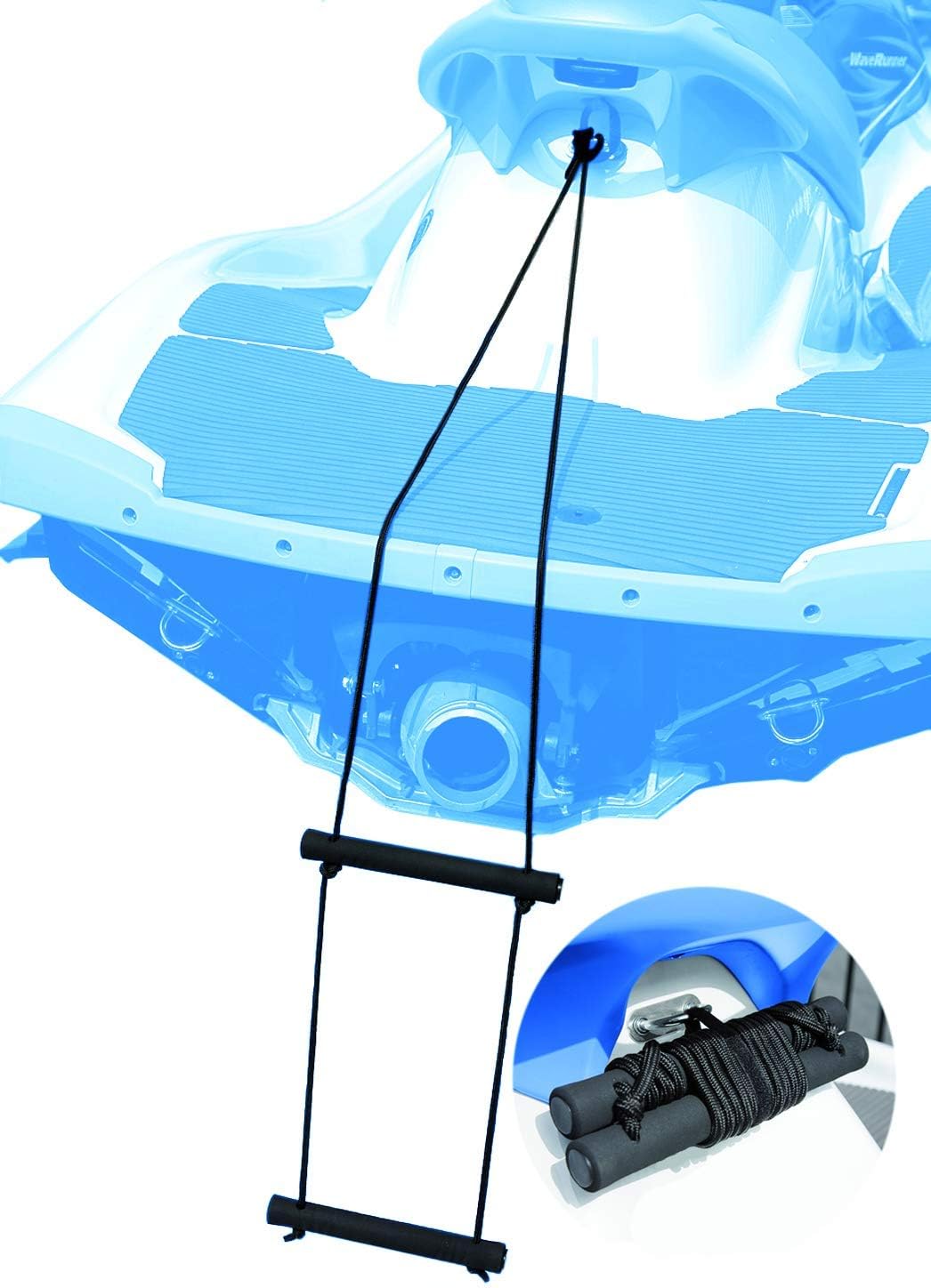 Amazon.com: Hardline Products EZ Riser Boarding Ladder - EZ-1 : Sports ...