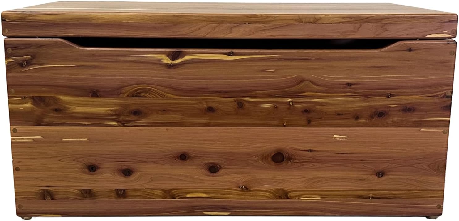 Amazon.com: 36" Wooden Storage Chest – Handmade Amish Hope Chest ...