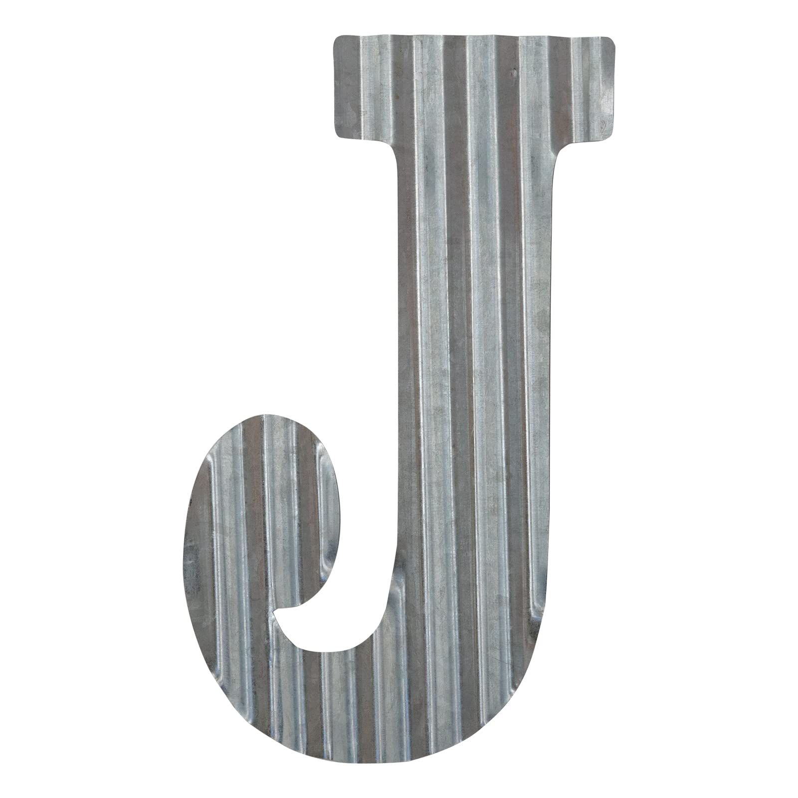 Amazon.com: COLLECTIVE HOME - 12" Metal Letter Wall Decor, Galvanized ...