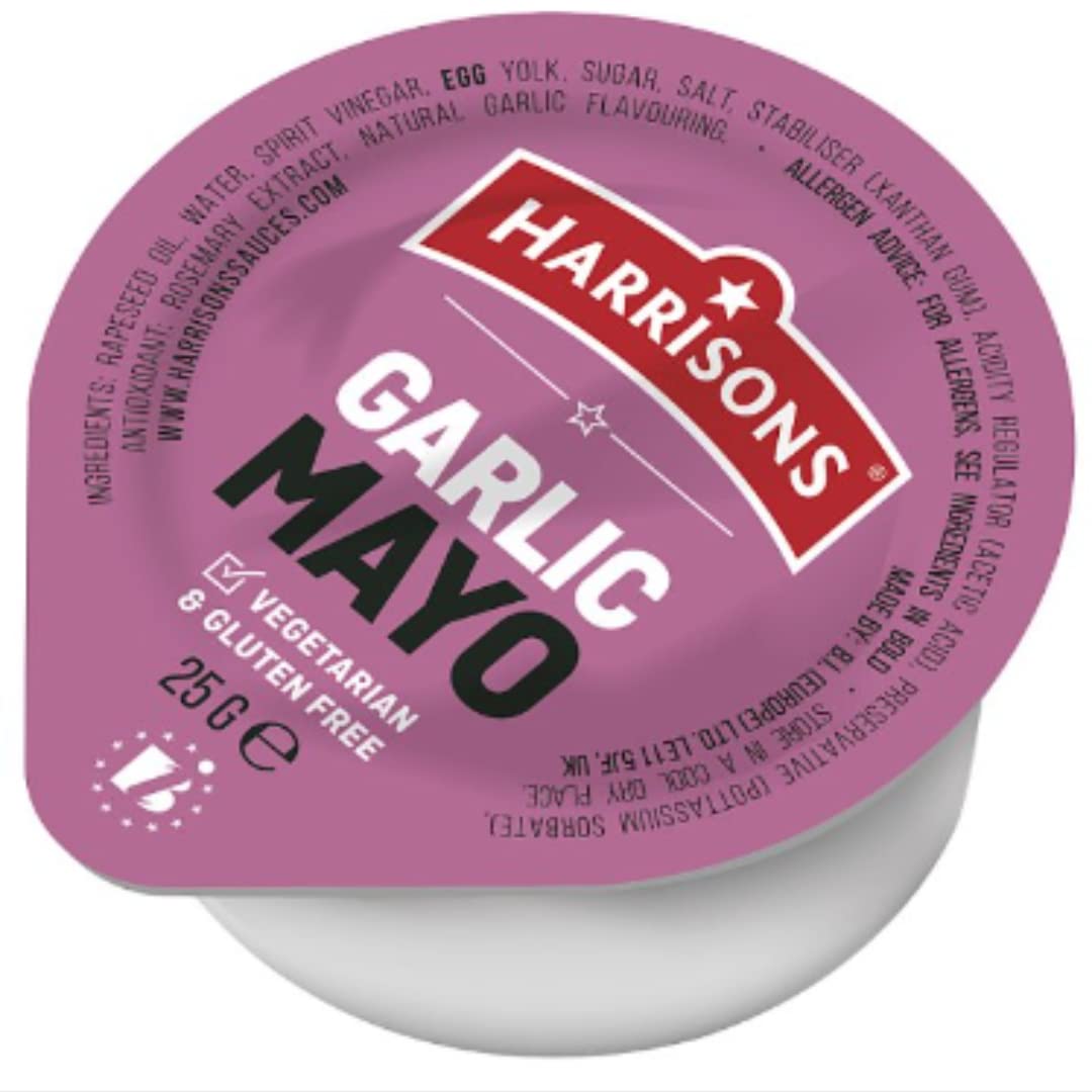 Harrisons Garlic Mayo Dip Pots 100 x 25g x 1 : Amazon.co.uk: Grocery