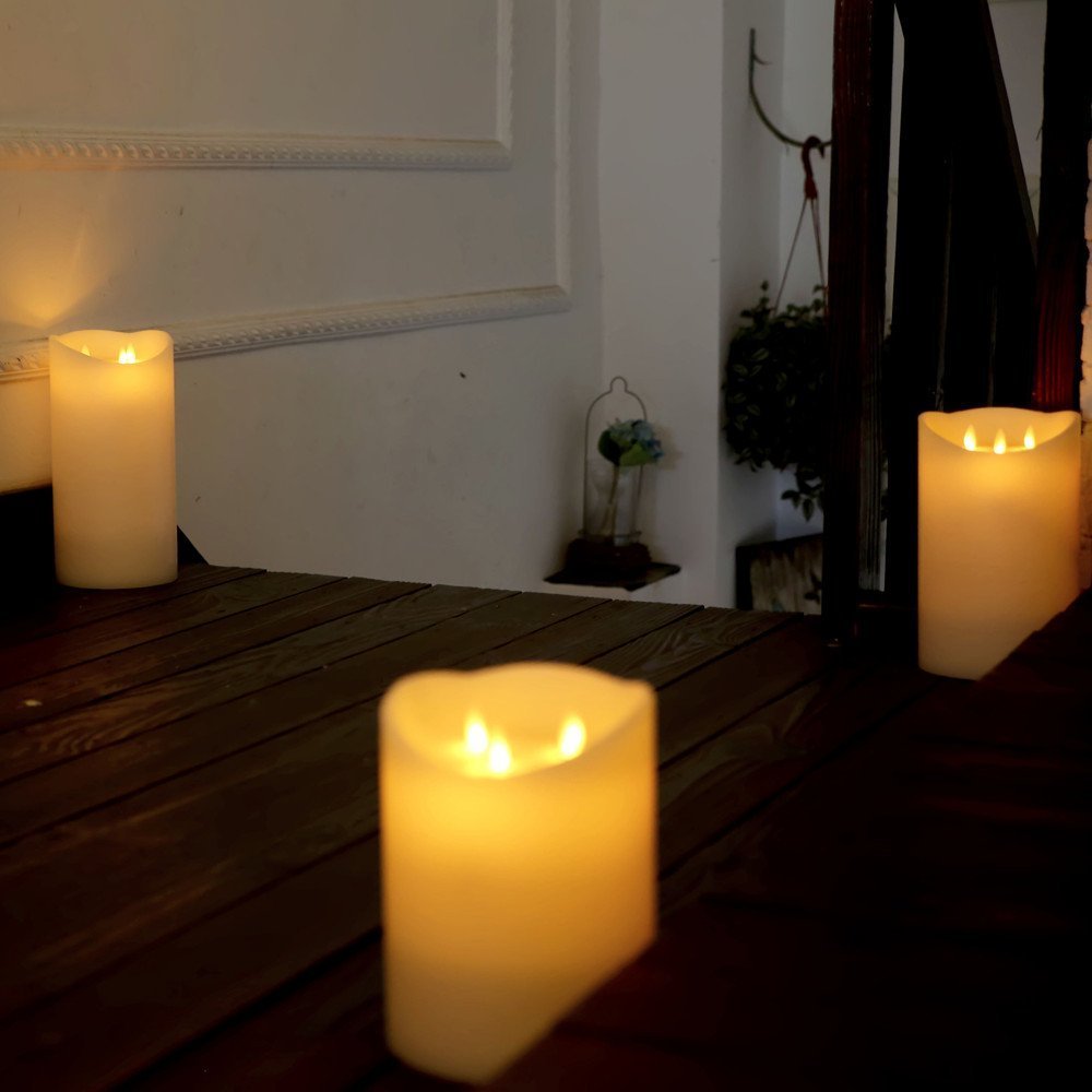 Snapklik.com : NONNO & ZGF 92Huge Dancing Wick Battery Operated Wax ...