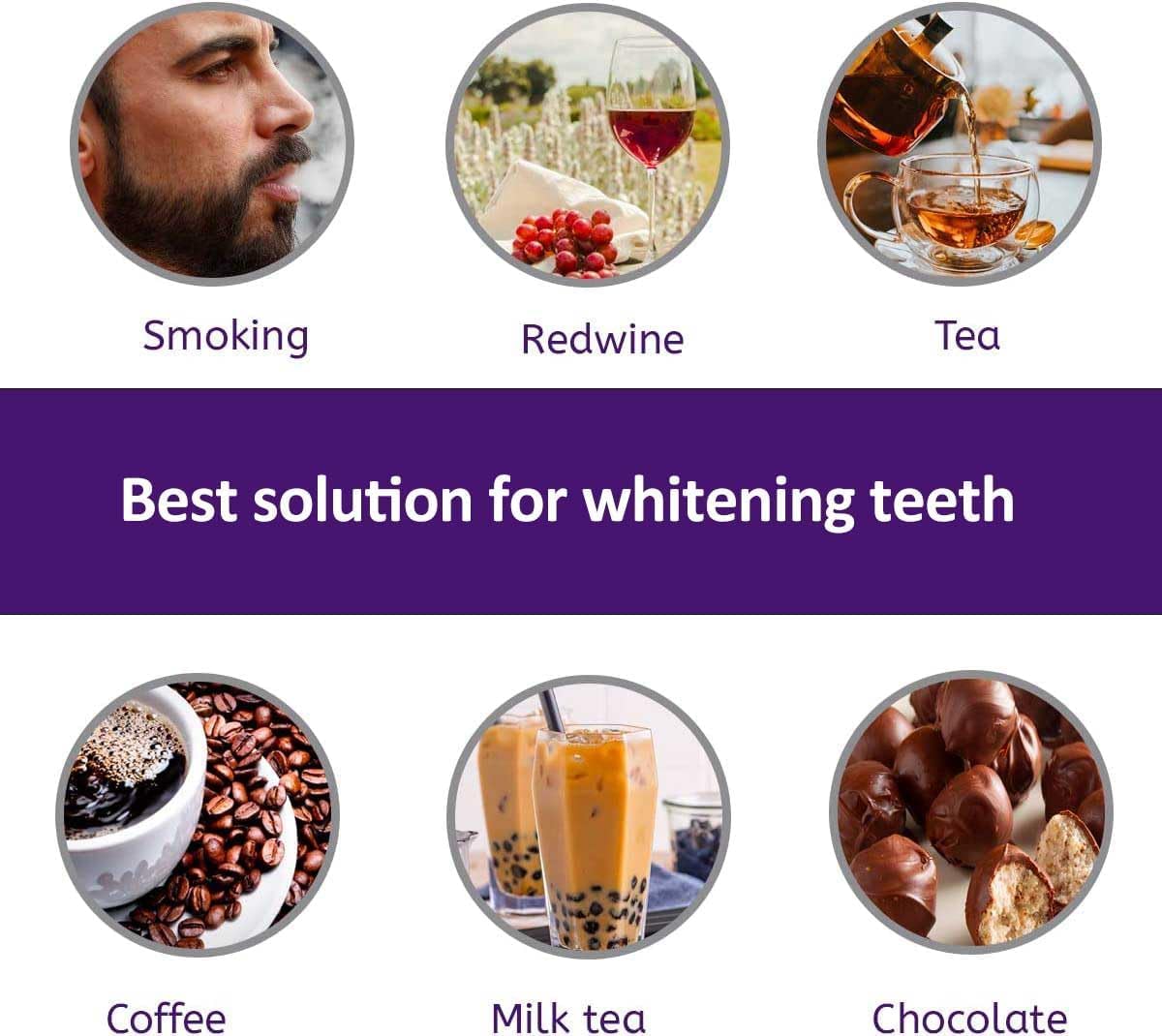 Snapklik.com : Purple Toothpaste Tabets For Color Corrector, Teeth ...